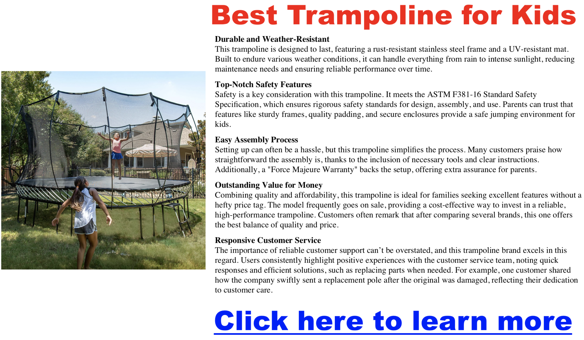 Trampoline Costs: What You Need to Know Before You Buy – Trampoline Guide